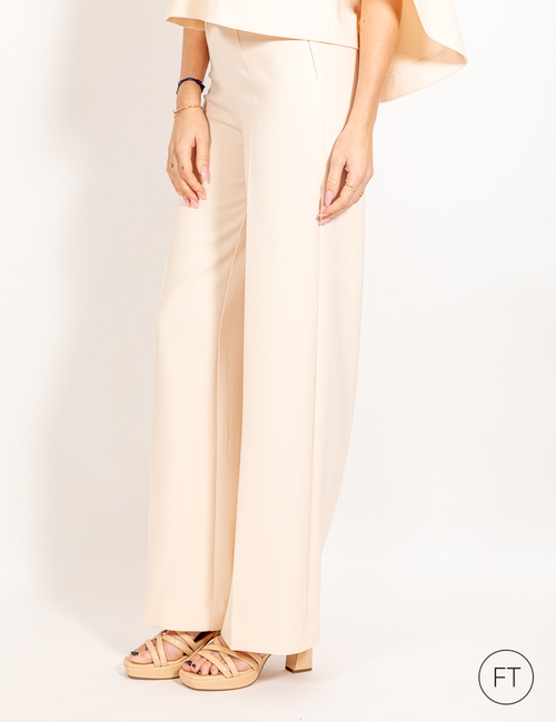 Roze oscar the collection geklede broek bij Fashion Team | AMBER ...